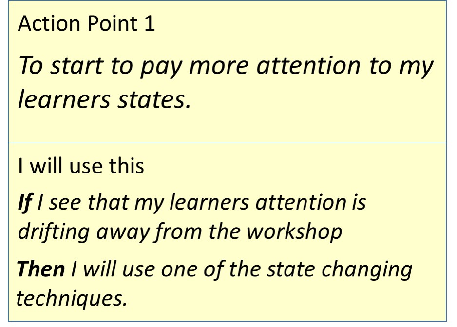Trainers Tip 221 - Help Learners Contextualise Their Action Plans ...